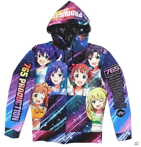 765プロのアイドルたちがデザインされた「765PROオールスターズ フルグラフィックパーカー」が4月上旬より発売 | Gamer