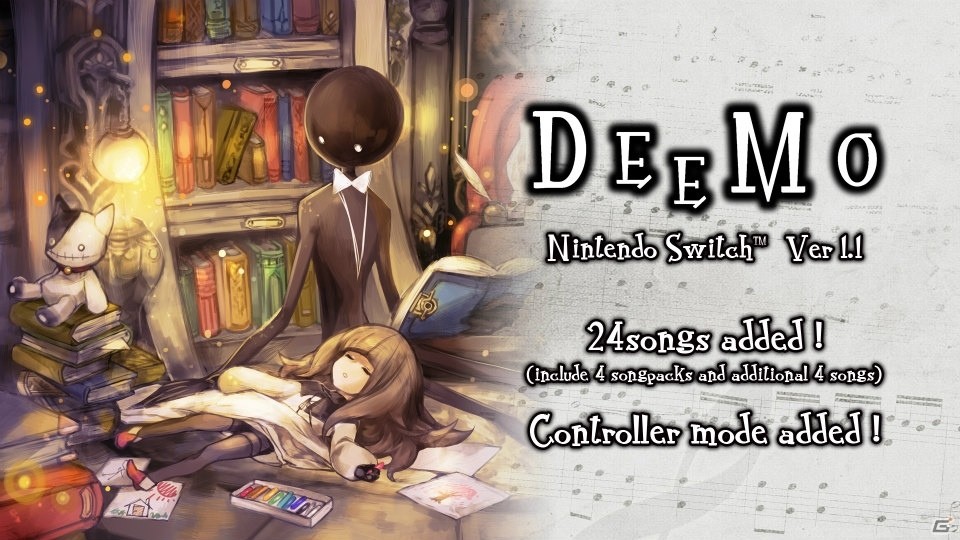 Switch「DEEMO」楽曲24曲とコントローラ操作モードが追加される「楽曲追加パッチVer1.1」が配信開始！ | Gamer
