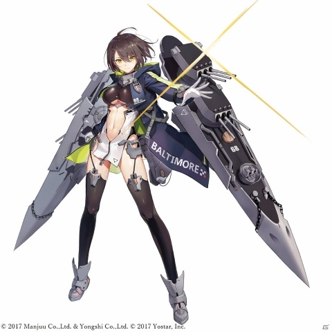 「アズールレーン」新たに登場した重巡洋艦ボルチモアを紹介する「三笠大先輩と学ぶ世界の艦船」第4集が公開！ | Gamer