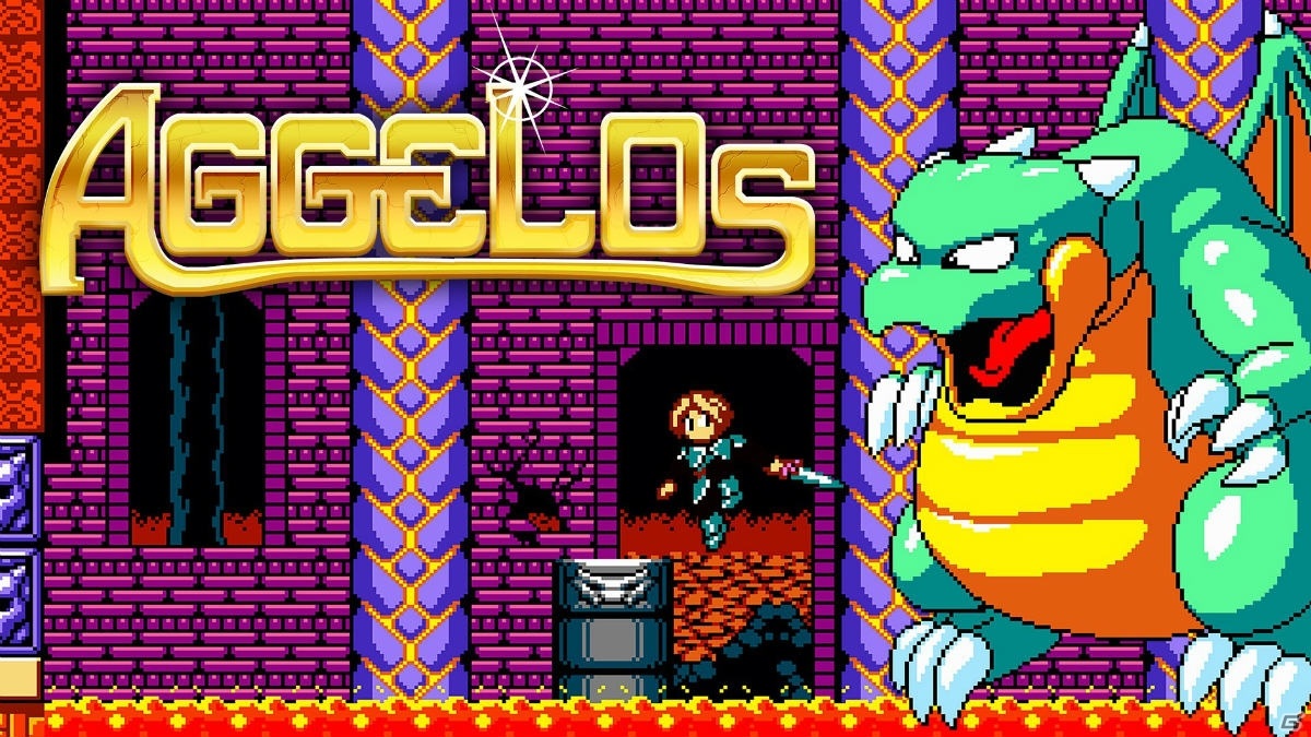 16bit風に描かれた王道横スクロールアクションRPG「Aggelos」がPS4/Switchで7月30日より配信！ | Gamer