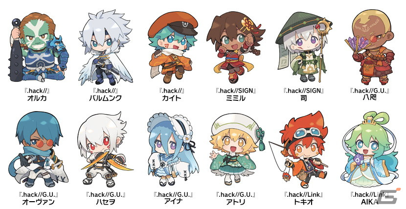 hack//Collection」よりヒガシ氏によるデフォルメデザインが可愛い和服姿のキャラクターグッズが登場！ | Gamer