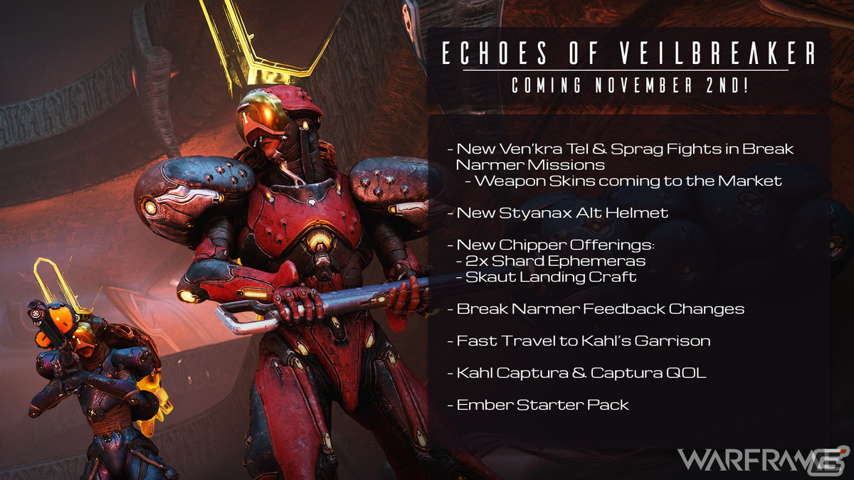 「Warframe」Devstream 165にて「反響するベールブレイカー」など近日配信される2つのアップデートの詳細が公開 | Gamer
