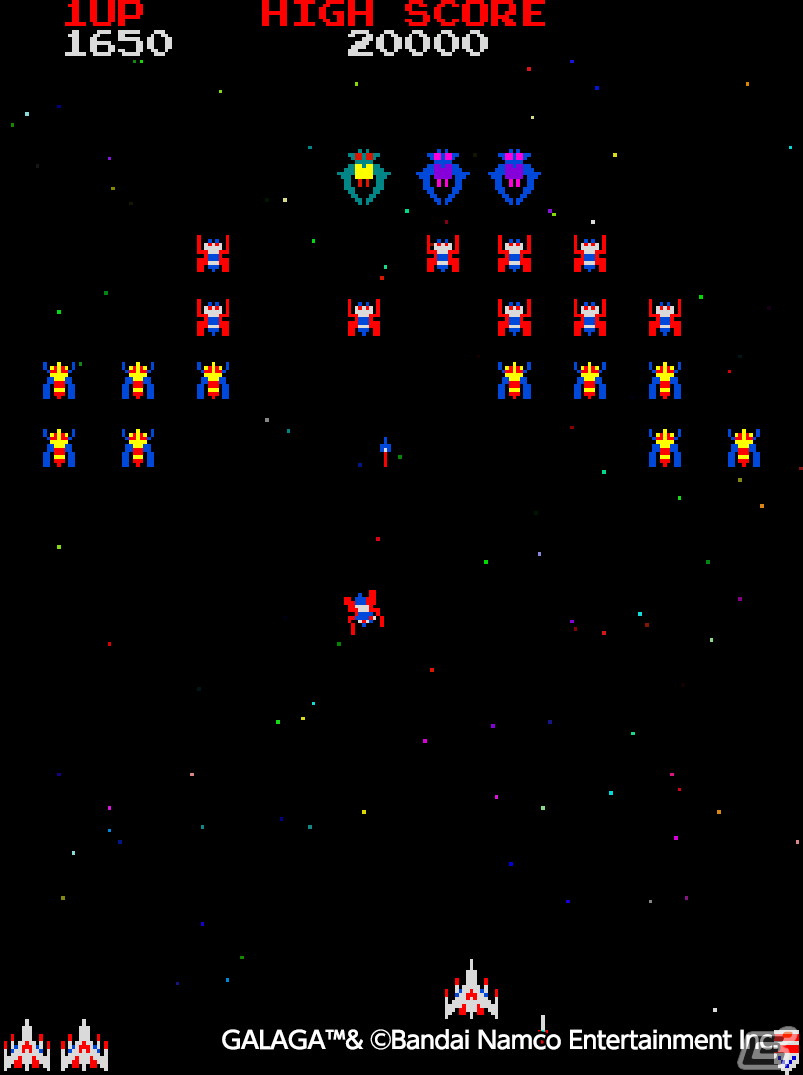 シューティングゲーム「アーケードアーカイブス ギャラガ」がPS4/Switchで1月5日より配信開始！ | Gamer