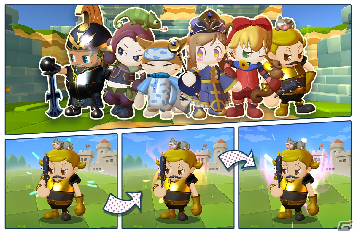 「GGGGG」の正式リリース日が3月31日に決定！100人バトルロイヤルや4人協力プレイのダンジョン攻略などで遊べるカジュアルACT | Gamer