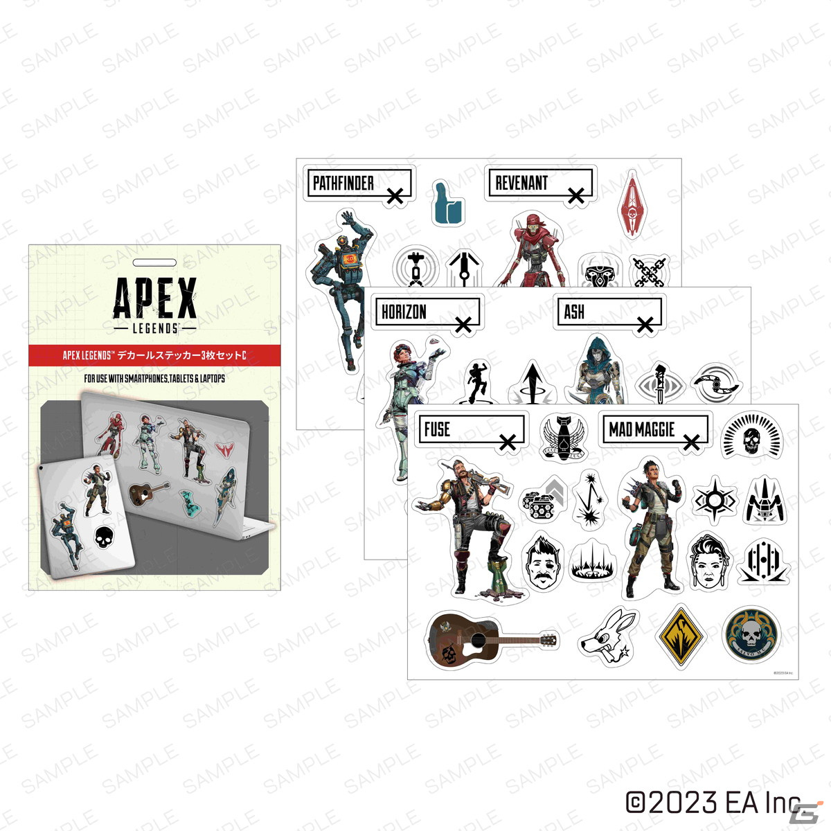 「Apex Legends」公式グッズ新商品の予約受付が開始！トロフィーメタルバッジ第3弾やニューキャッスルたちのステッカーが登場 | Gamer