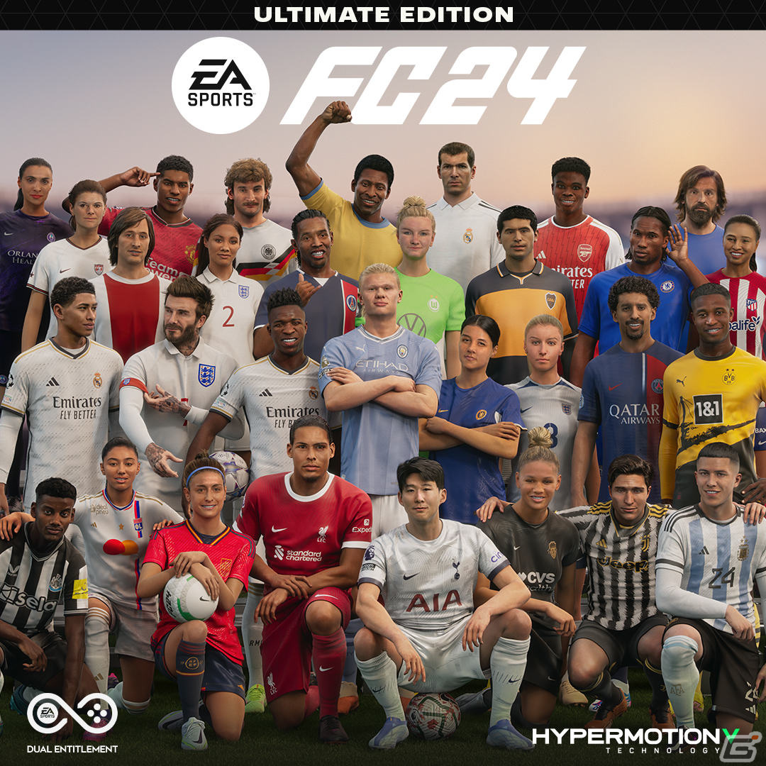「EA SPORTS FC 24」Ultimate Editionのカバーが公開！歴代レジェンドと現在のトップ選手たちが集合 | Gamer