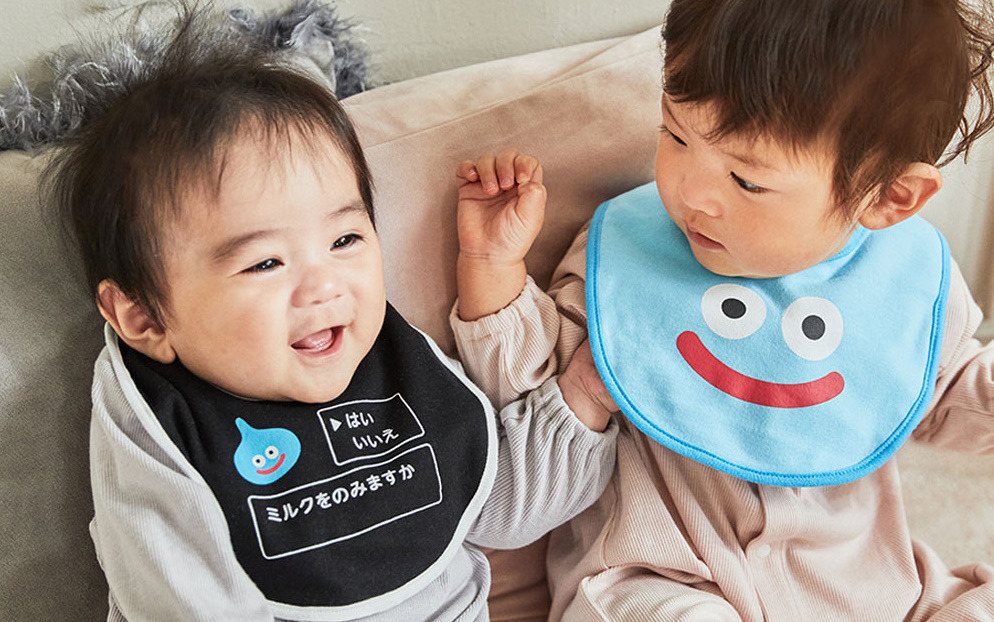 「ドラクエベビー＆キッズ」よりスライムが描かれたベビーウェア＆キッズウェアが登場！知育絵本「スライムぴぴぴ」デザインも | Gamer