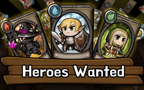 「Heroes Wanted」のプレイテストがSteamでスタート！カードの配置が勝負を左右するデッキビルディングローグライクゲーム | Gamer