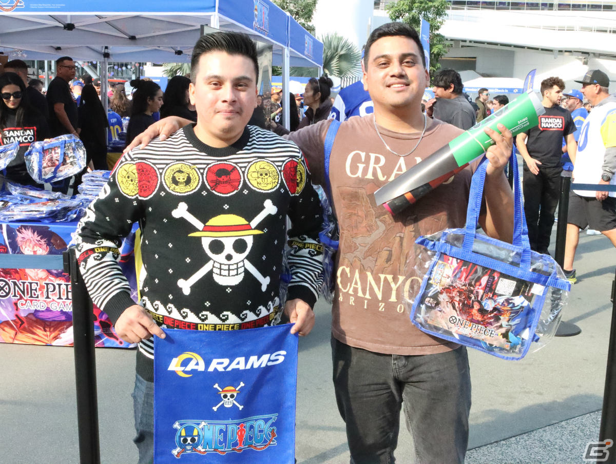 「ONE PIECE」日本IPとして初となるアメフトチーム・LOS ANGELES RAMSとのタイアップゲームが実現！ | Gamer