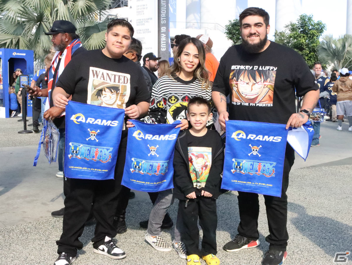 「ONE PIECE」日本IPとして初となるアメフトチーム・LOS ANGELES RAMSとのタイアップゲームが実現！ | Gamer