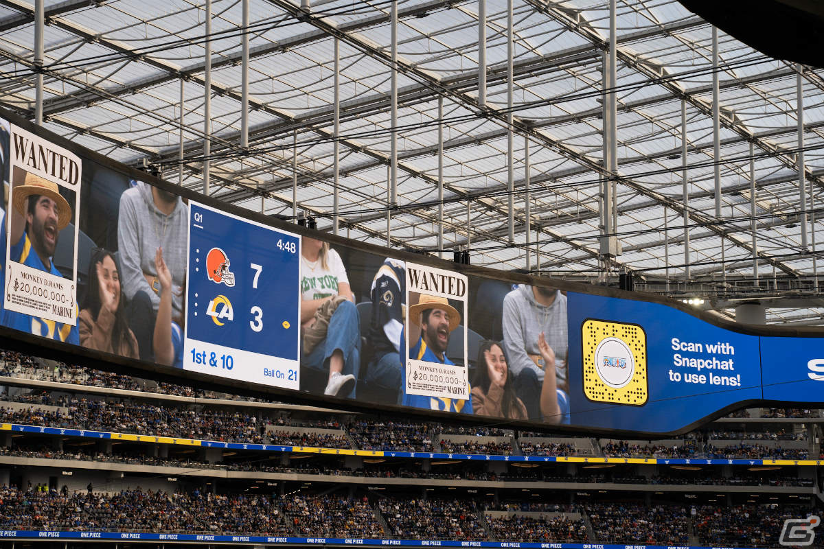 「ONE PIECE」日本IPとして初となるアメフトチーム・LOS ANGELES RAMSとのタイアップゲームが実現！ | Gamer