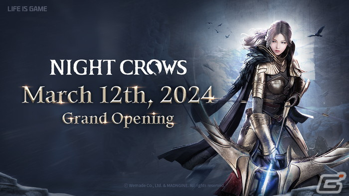 UE5で表現されるリアルな戦闘が魅力のMMORPG「Night Crows」グローバル版の正式リリース日が3月12日に決定！ | Gamer
