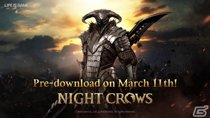 「Night Crows」グローバル版の事前ダウンロードが開始！正式サービスは3月12日13時に開始予定 | Gamer
