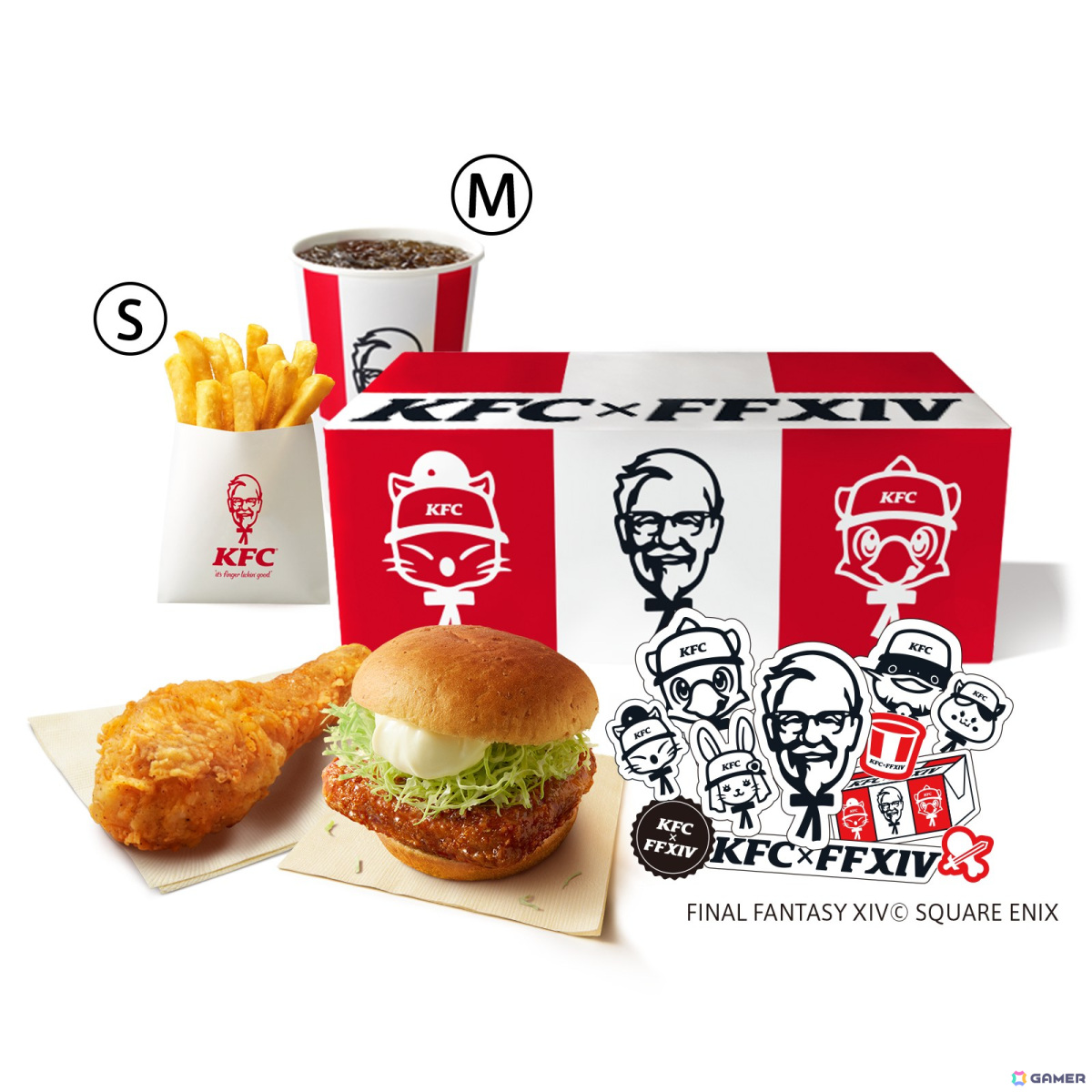 「FFXIV」とKFCのコラボ第2弾が6月10日よりスタート！世界にひとつだけの“光の戦士“カーネルフィギュアが当たるキャンペーンも実施 ...