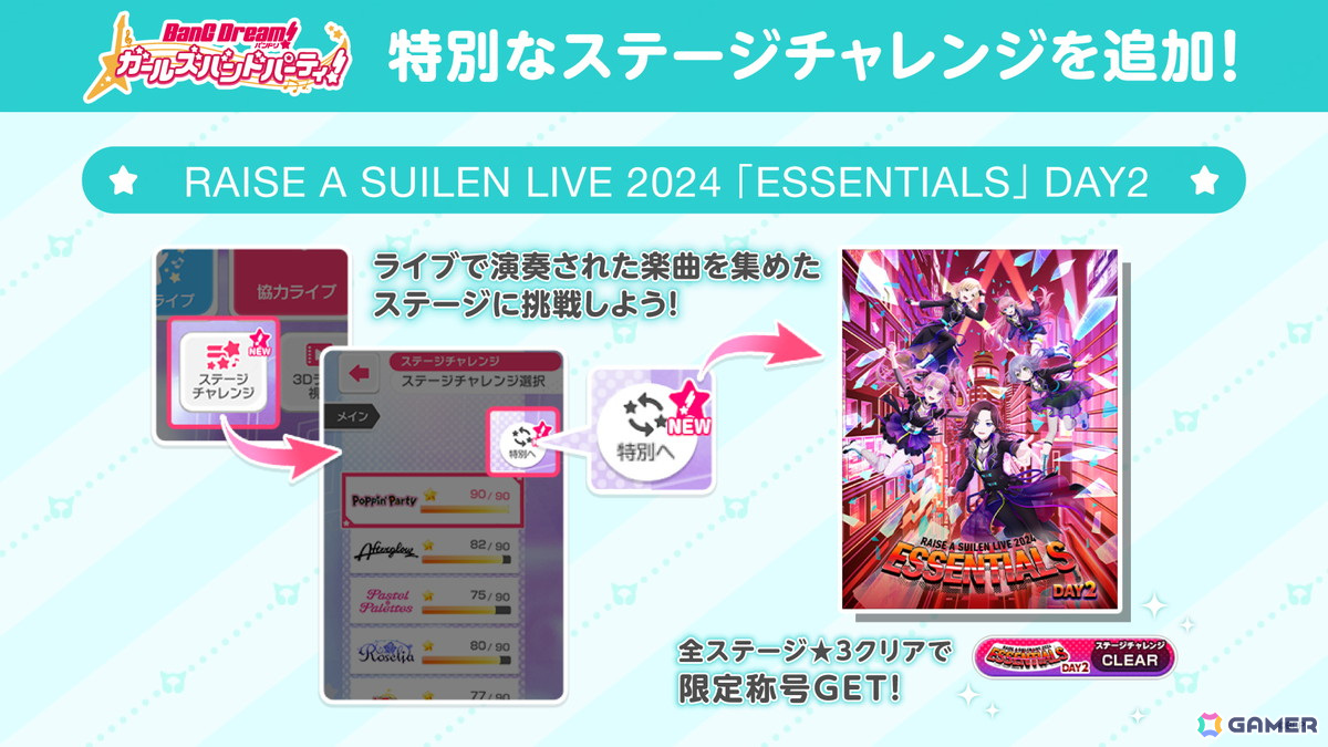RAISE A SUILEN LIVE 2024「ESSENTIALS」が開催！全国5都市を回るZEPP TOURも発表に | Gamer