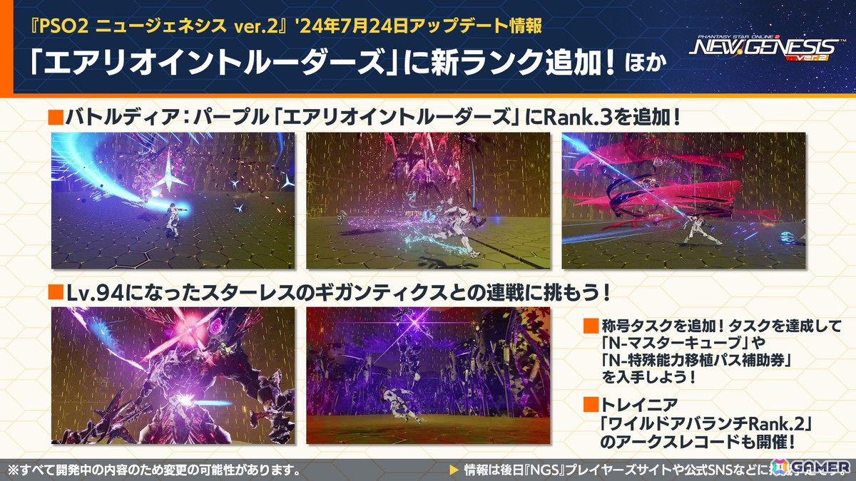 「PSO2 ニュージェネシス」2024年後半～2025年初頭のロードマップや「陰の実力者になりたくて！」「シャングリラ・フロンティア」コラボ情報が公開！ | Gamer