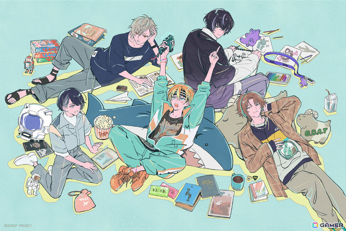 「18TRIP」音源作品「18TRIP Cassette #02・#03・#04・#05」の各班カセットに使用される描き下ろしイラストが解禁！ | Gamer