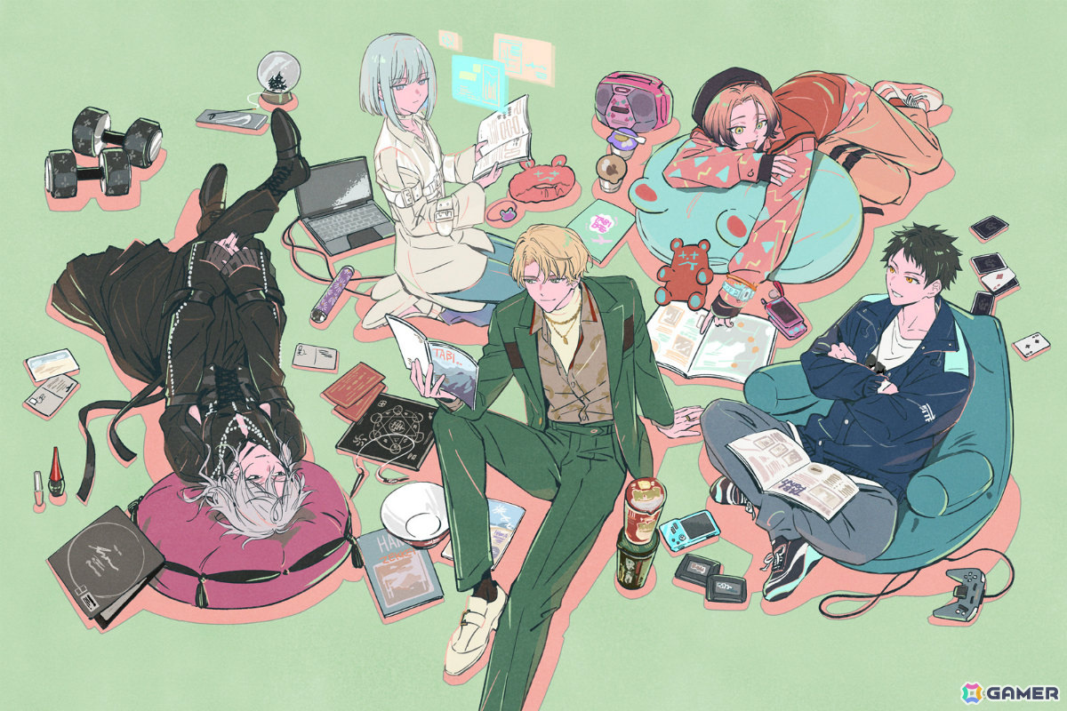 「18TRIP」音源作品「18TRIP Cassette #02・#03・#04・#05」の各班カセットに使用される描き下ろしイラストが解禁！ | Gamer