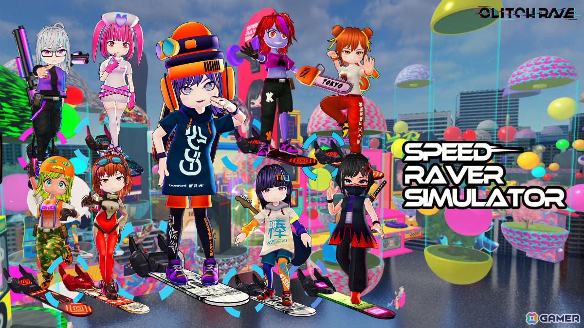 MISOSHITAさん率いるGLITCH RAVEがゲーム×音楽×IP展開の「Speed Raver Simulator」をROBLOXで ...