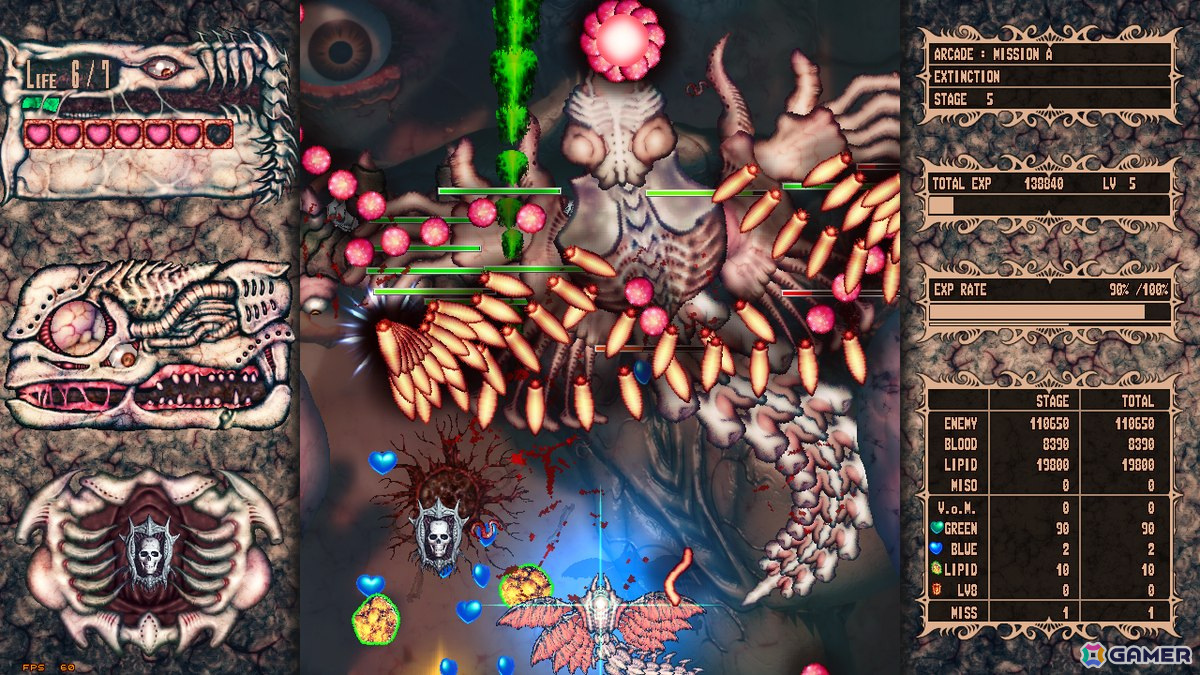 個人開発ならではの濃度で異形まみれの終末世界を描くシューティングゲーム「夕暮れの楽園と赤く染まる天使たち」Switch版が配信！ | Gamer