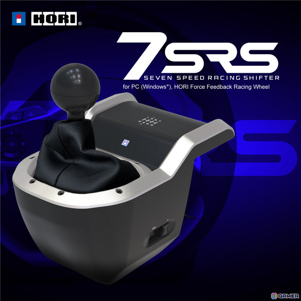 さまざまなゲームや車種に対応可能な「HORI 7-Speed Racing Shifter for PC（Windows）, HORI ...