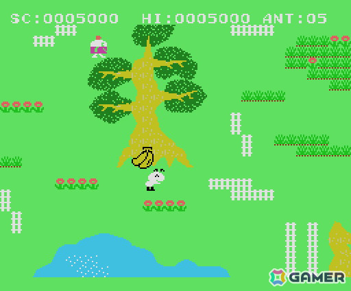 シロアリとなって樹木を食い荒らすアクションゲーム「アンティ（MSX0 Stack版）」がプロジェクトEGGで配信！ | Gamer