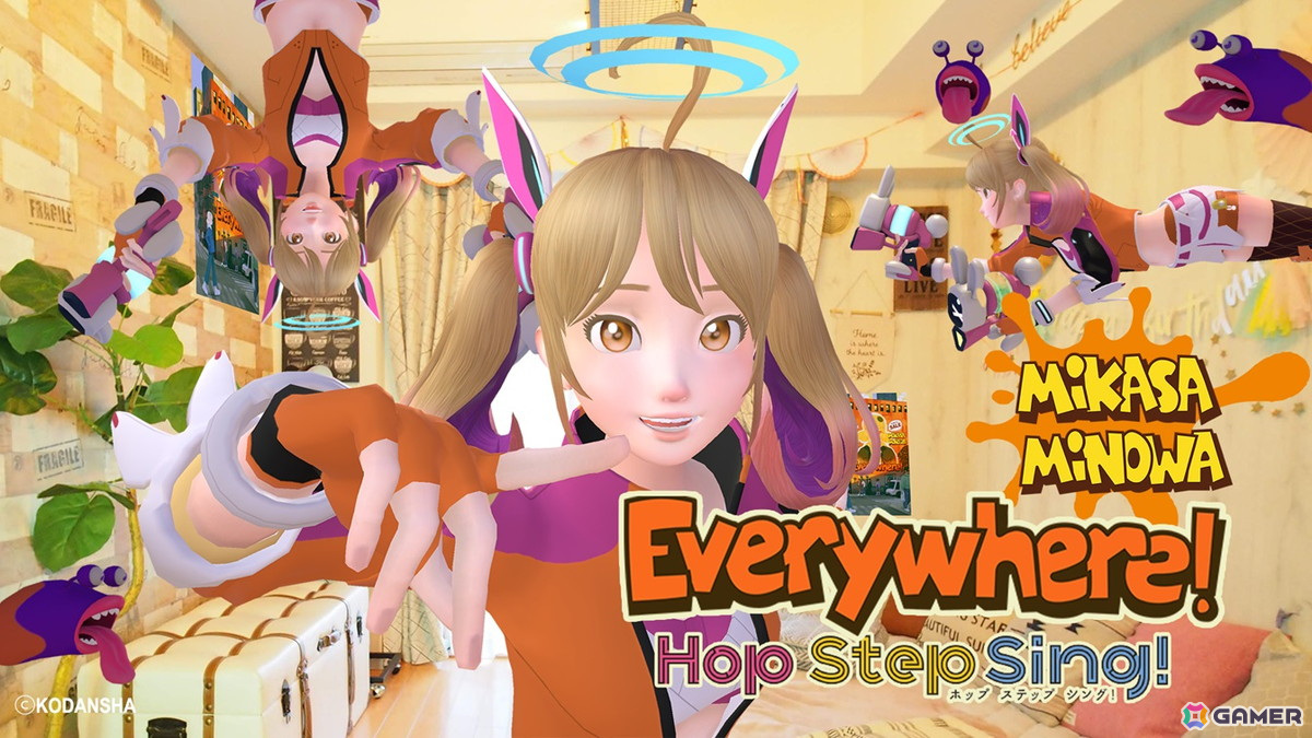 VRアイドル「Hop Step Sing!」Meta Quest 3のパススルー機能を使用したミュージックビデオ第8弾「Everywhere ...