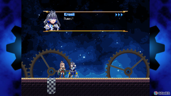 ホロライブEnglishのオーロ・クロニーさんを操るスタイリッシュ2Dアクション「Chrono Gear: Warden of Time」が3月にリリース！ | Gamer