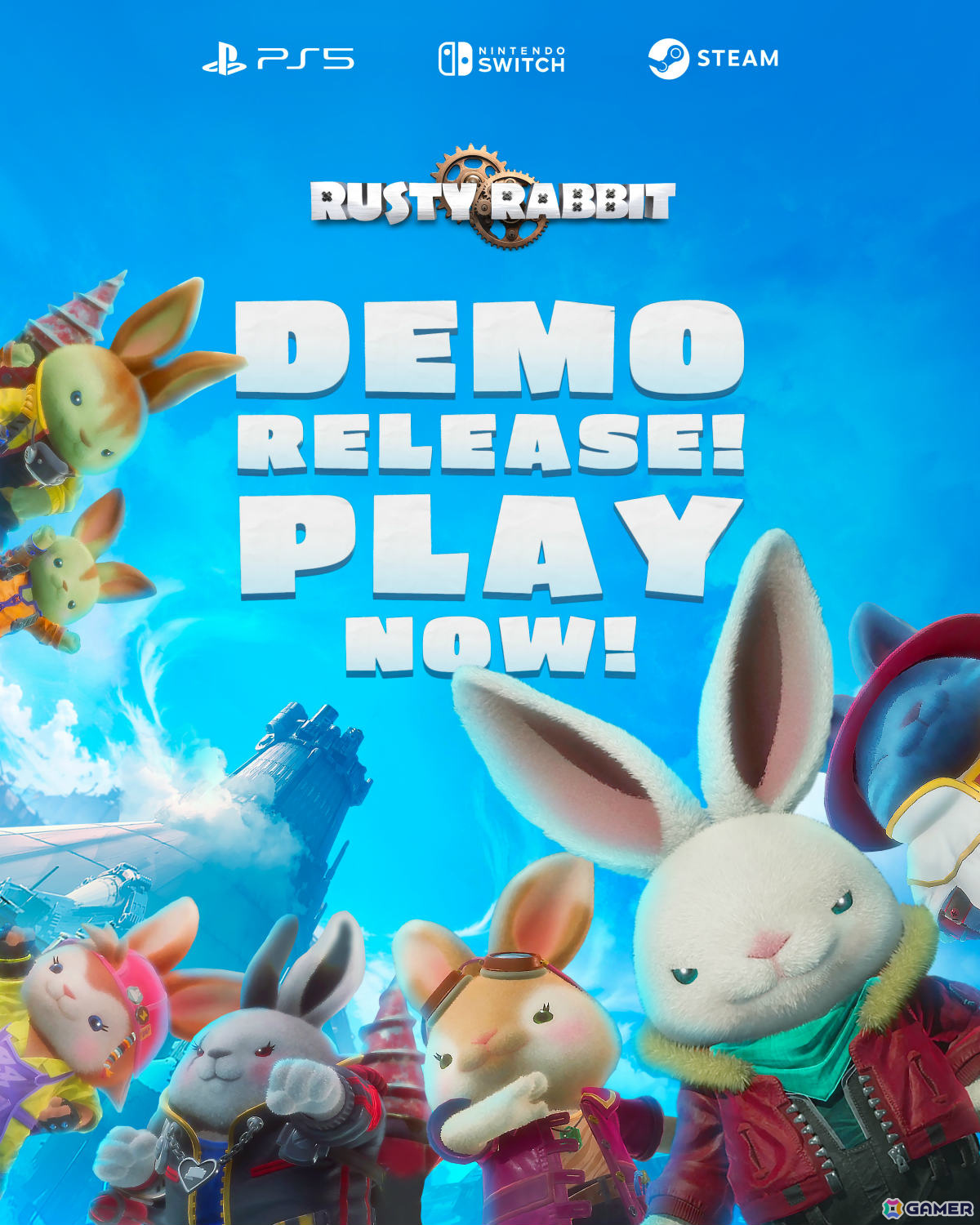 虚淵玄氏が原案・脚本を担当する2.5Dアクション「Rusty Rabbit」の体験版が配信！ | Gamer