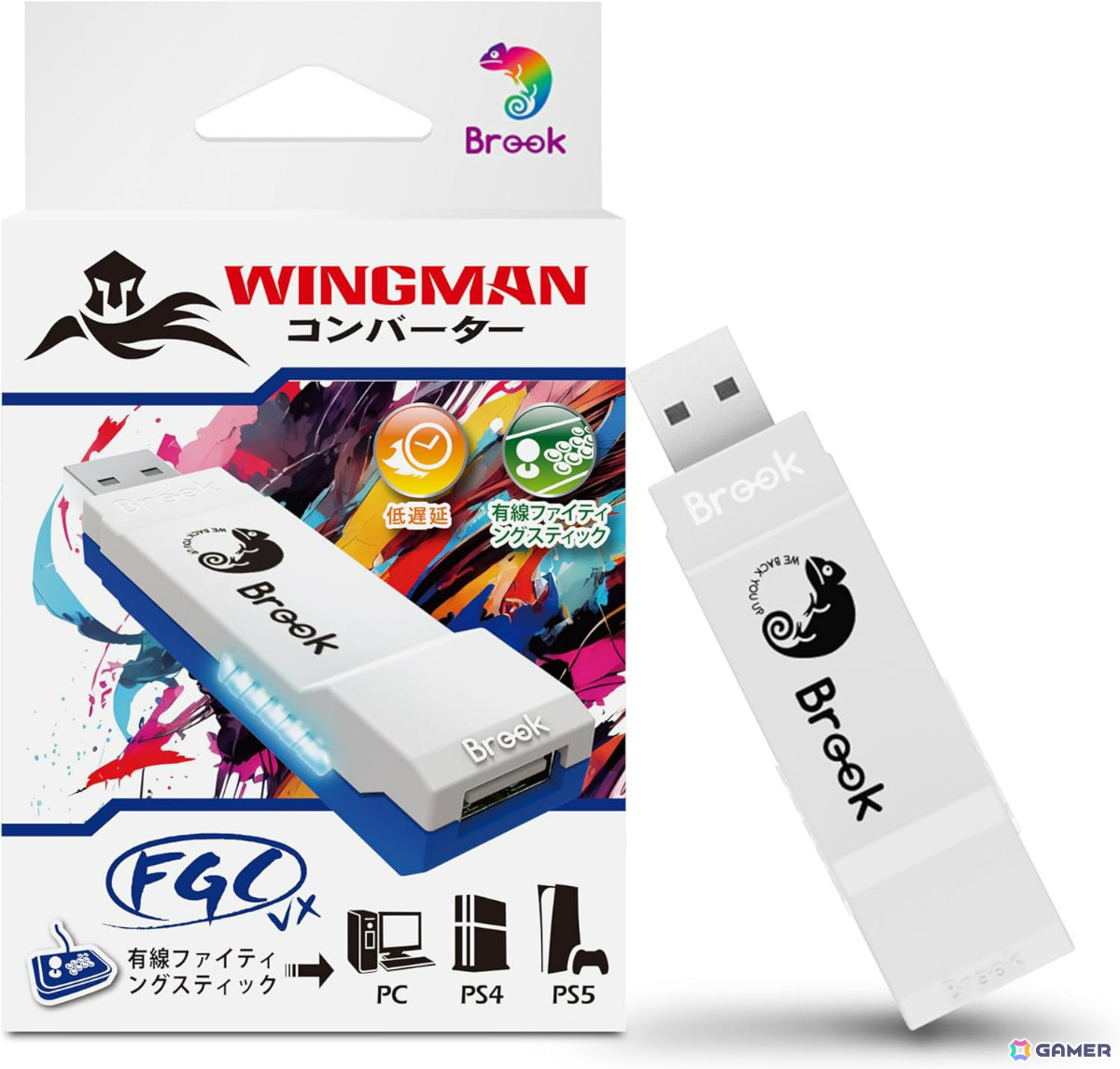 格闘ゲーマー向け万能コンバーター「Brook Wingman FGC VX」が発売！150種以上のアケコン＆パッドをPS5/PS4/PCに接続 ...