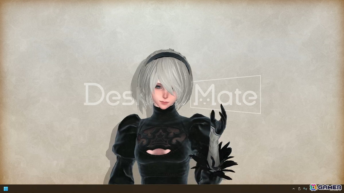Desktop Mate DLC「NieR:Automata ヨルハ二号B型」がリリース！原作さながらの演出で2Bらしい動きを再現 | Gamer