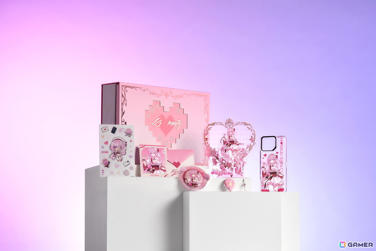 「崩壊3rd」エリシアとコラボした「ROG×崩壊3rd エリシアのROG Phoneアクセサリーコレクション」が発表！数量限定で11月以降に販売予定 | Gamer