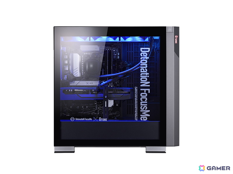 G TUNEより「DetonatioN FocusMe」コラボレーションモデル3機種が販売！ロゴ入りのオリジナルサイドパネルとDFMのチームカラーであるブルーのLEDを搭載 | Gamer